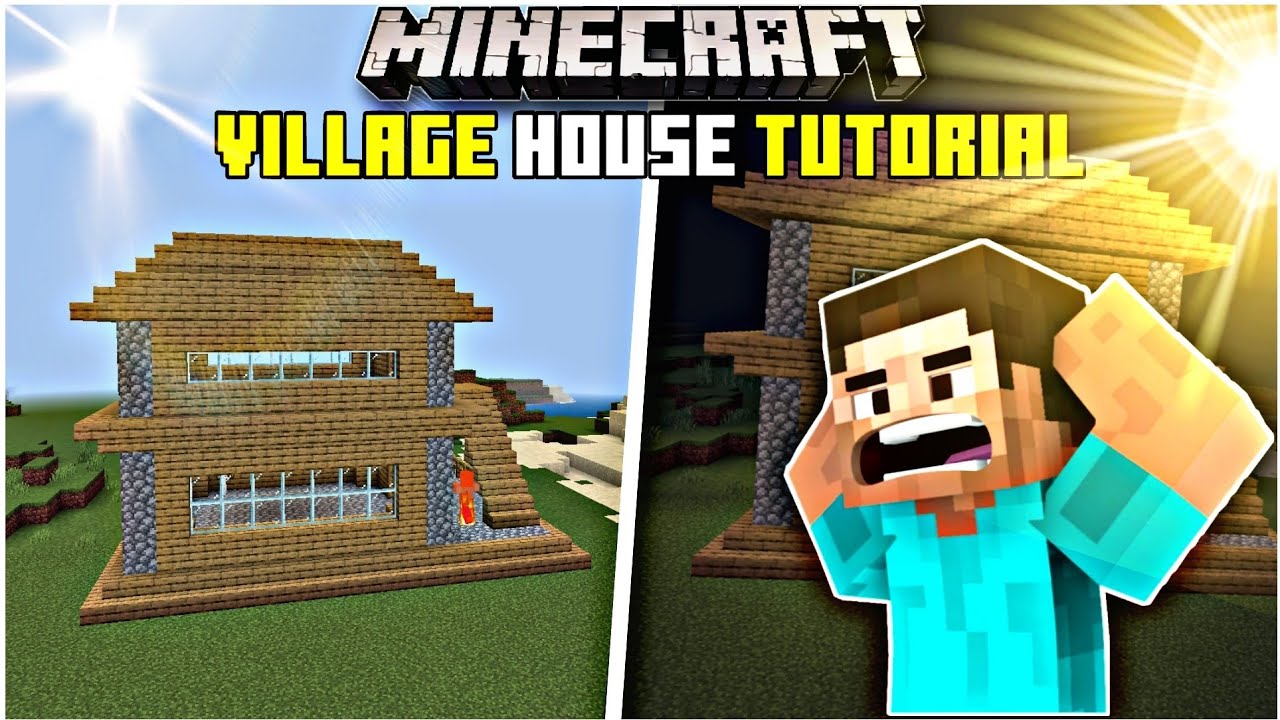 SIMPLE HOUSE TUTORIAL | VALLAGE HOUSE 🏡 | IN MINECRAFT HINDI GAMEPLAY | - YouTube