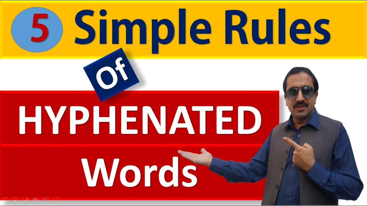 Hyphenated words rules - YouTube