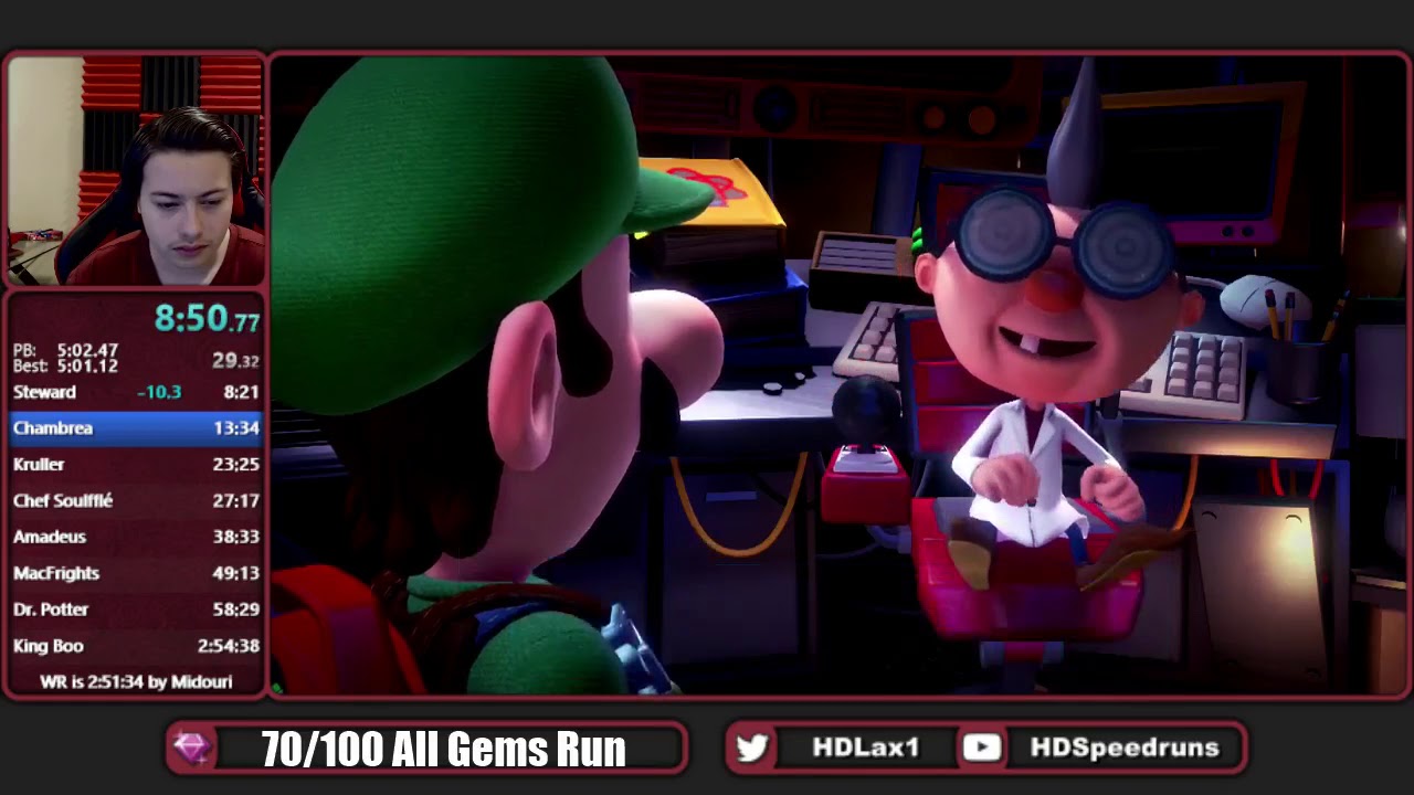 Luigi's Mansion 3 Any% Speedrun in 2:52:11 - YouTube