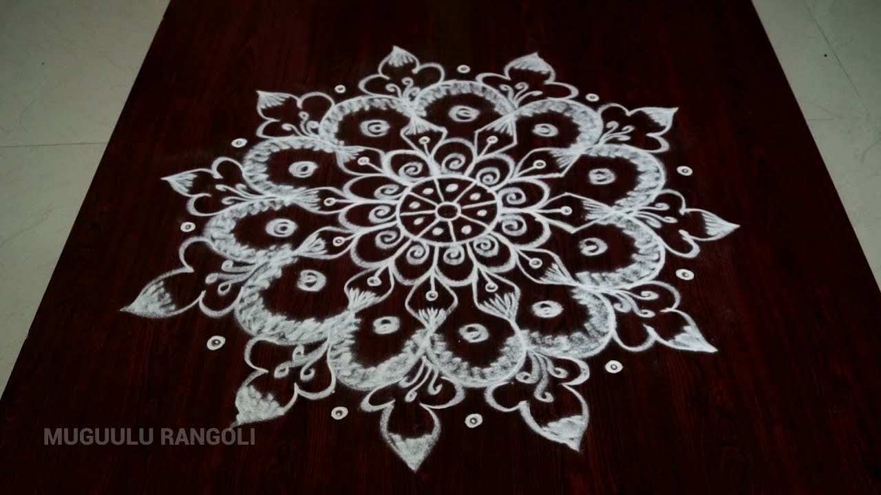 very simple rangoli | latest simple rangoli designs | rangoli pattern ...