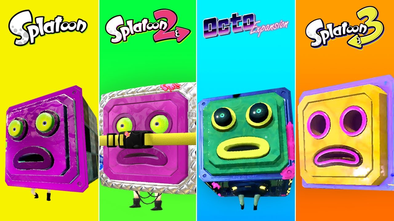 Evolution of Octostomp in Splatoon Games (2015-2022) - YouTube