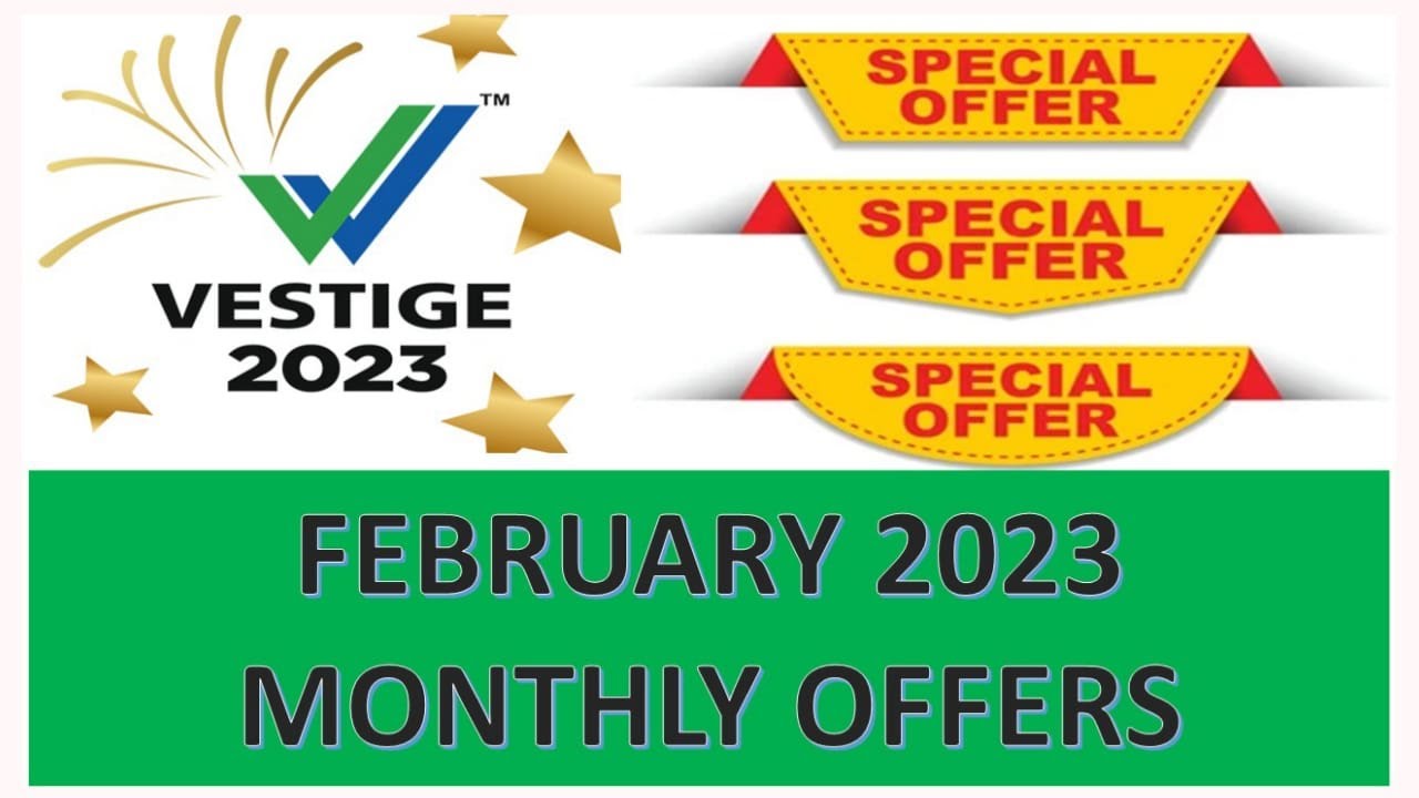 Vestige Monthly Offers February 2023 - YouTube