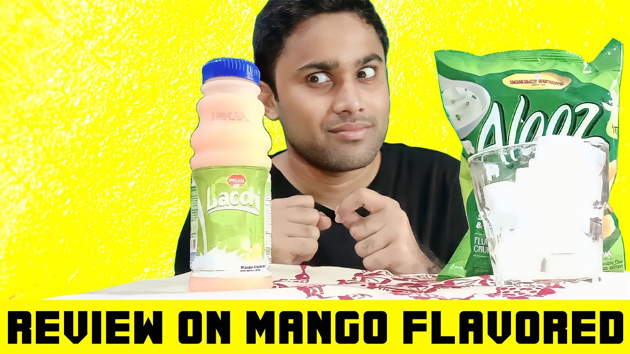 Pran Lacchi Mango Flavored Drink Review। প্রাণ লাচ্ছি। Bombay Sweets ...