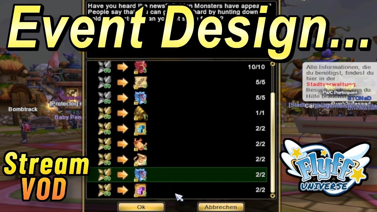 Flyff Universe - Spieler unfreundliches Event Design? - YouTube