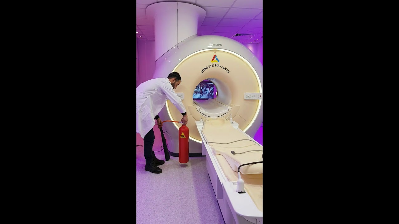 TroykaMed FE-100 MRI Fire Extinguisher - MRI Room Test Video - Philips ...