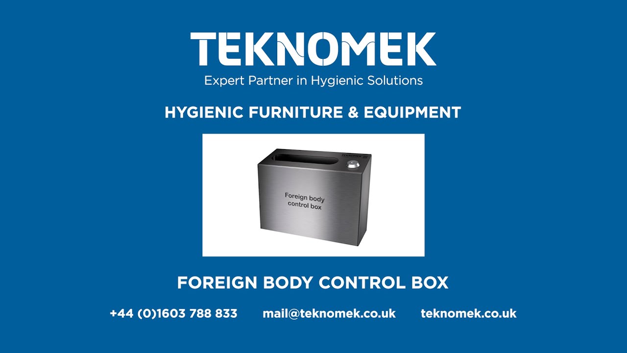 Foreign body control box | Stainless steel hygienic furniture ...