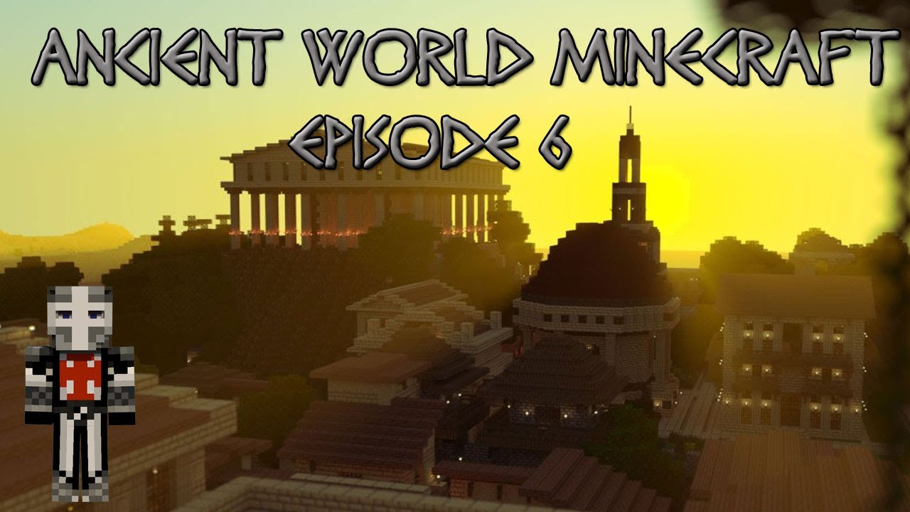 Ancient World Minecraft - Episode 6 - The Agora - YouTube