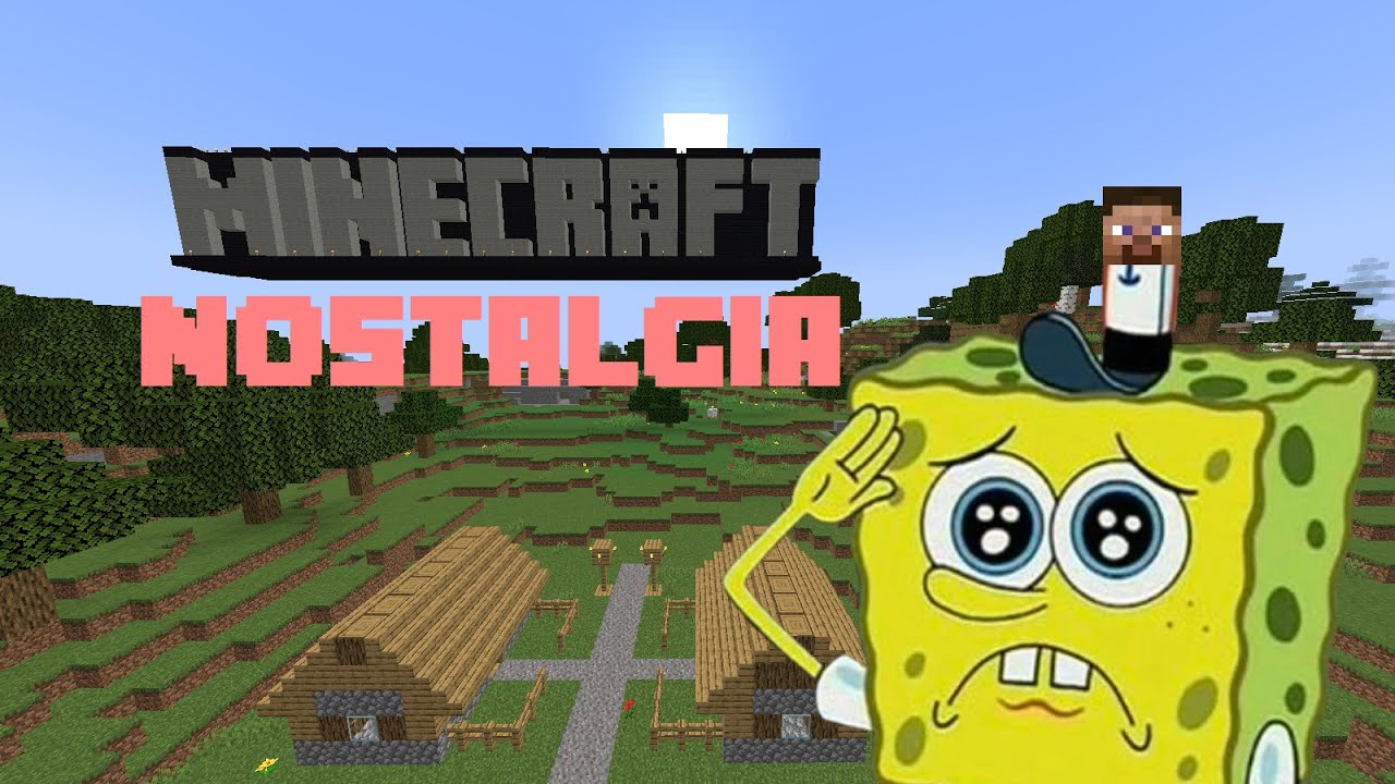 Exploring My First Ever Minecraft World (Nostalgic) - YouTube