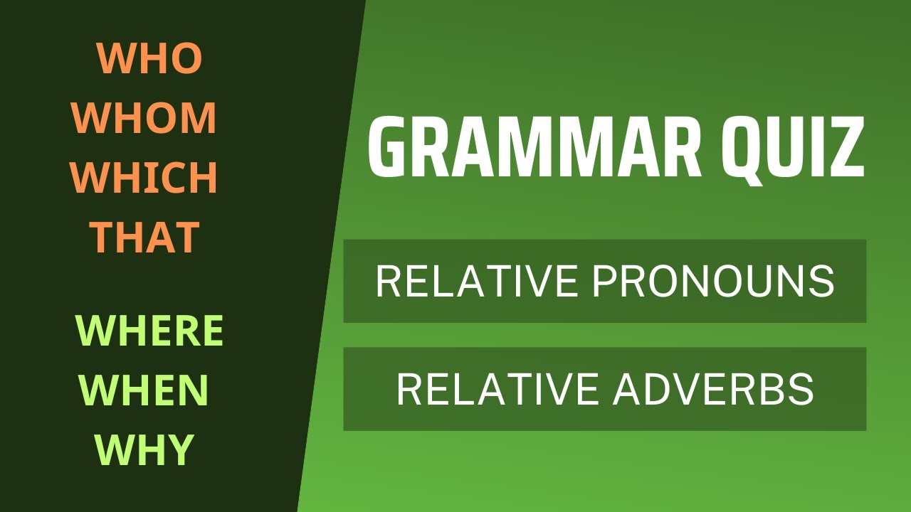 WHO, WHICH, & THAT (Grammar Explained!) #RelativePronouns - YouTube