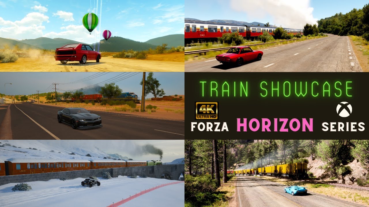 Evolution of Forza Horizon | Train Showcase Events Comparison | XSX | 4K - YouTube