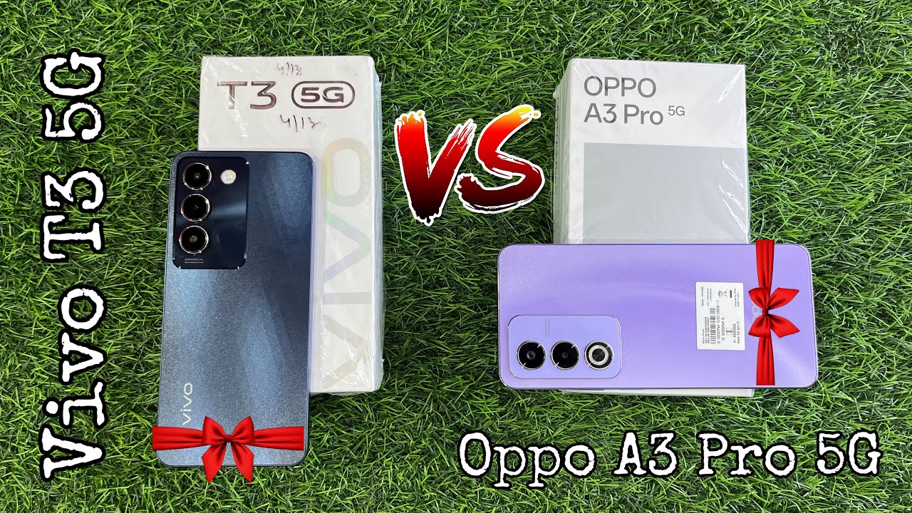 Vivo T3 5G vs Oppo A3 Pro 5G - Best Camera Phone 📸 | Full Comparison ...