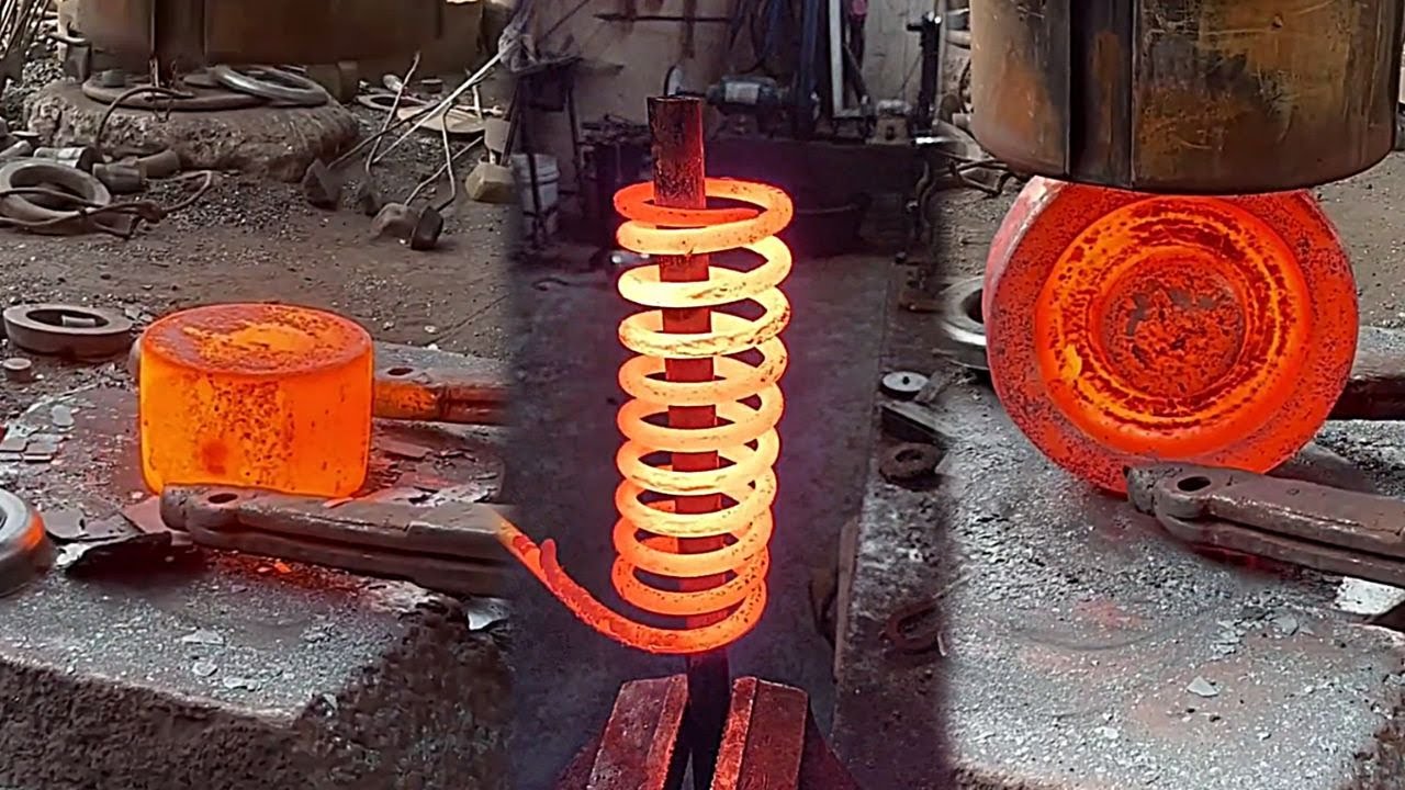 Satisfying Metal Working ASMR | Metal Crafting Compilation - YouTube