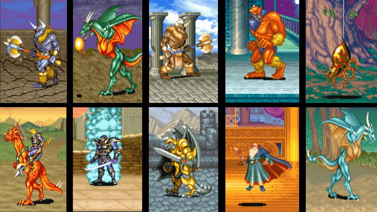 The King of Dragons (Arcade) All Bosses / Boss Fights (Fighter) (PC ...