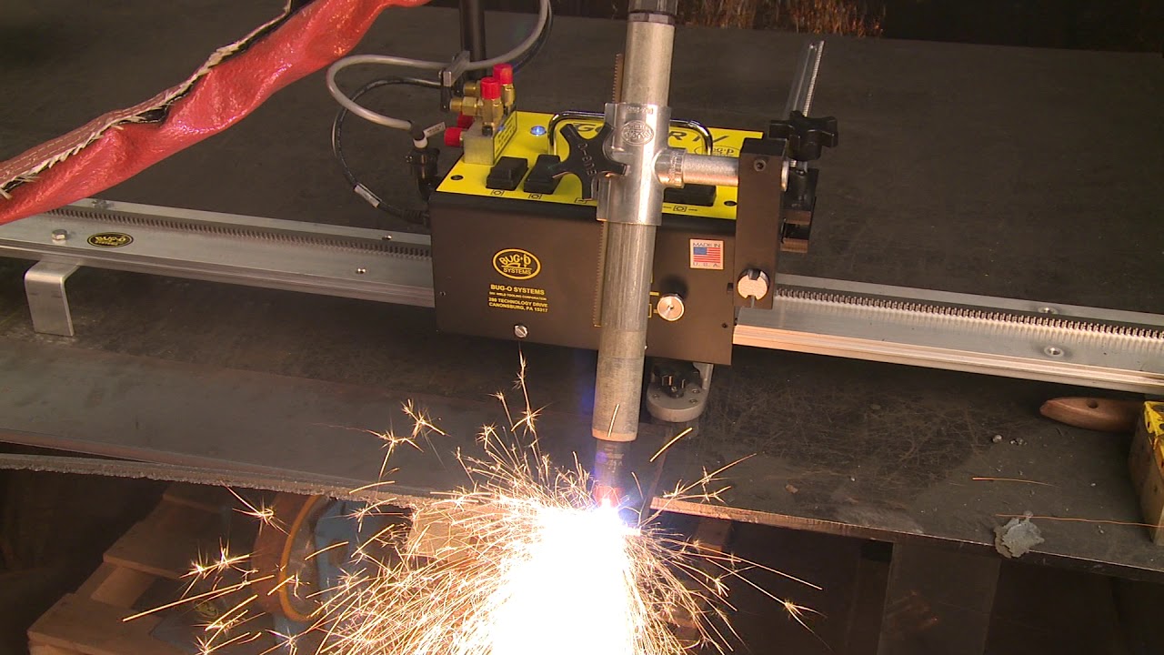 Go-fer IV Straight Line Plasma Cutting - YouTube