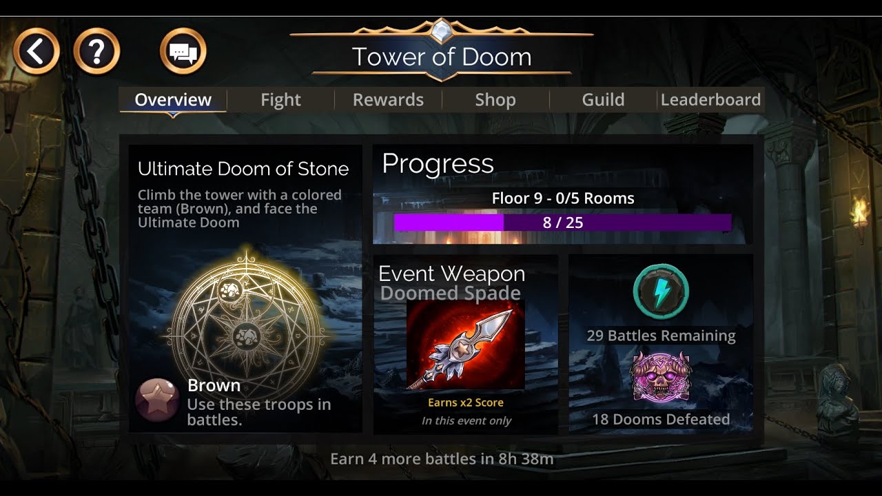 Gems of War Tower of Doom / Evento Semanal Tower of Doom 24/03/11 - YouTube