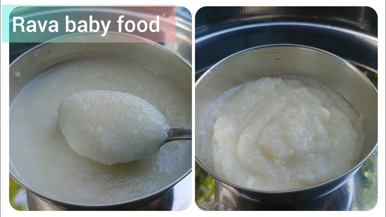 #Baby food #6 month baby food # Rava for baby #healthy food - YouTube