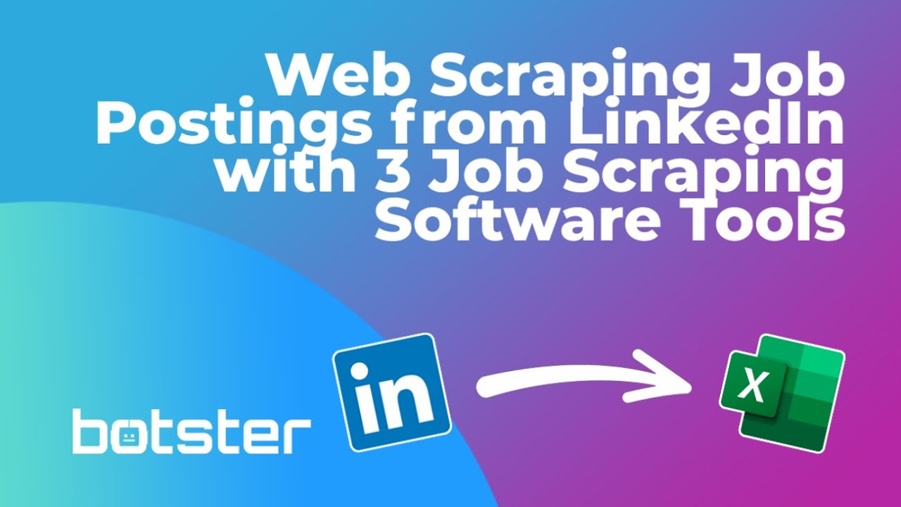 WEB SCRAPING JOBS ONLINE from LI | 3 JOB SCRAPING TOOLS for RECRUITERS ...