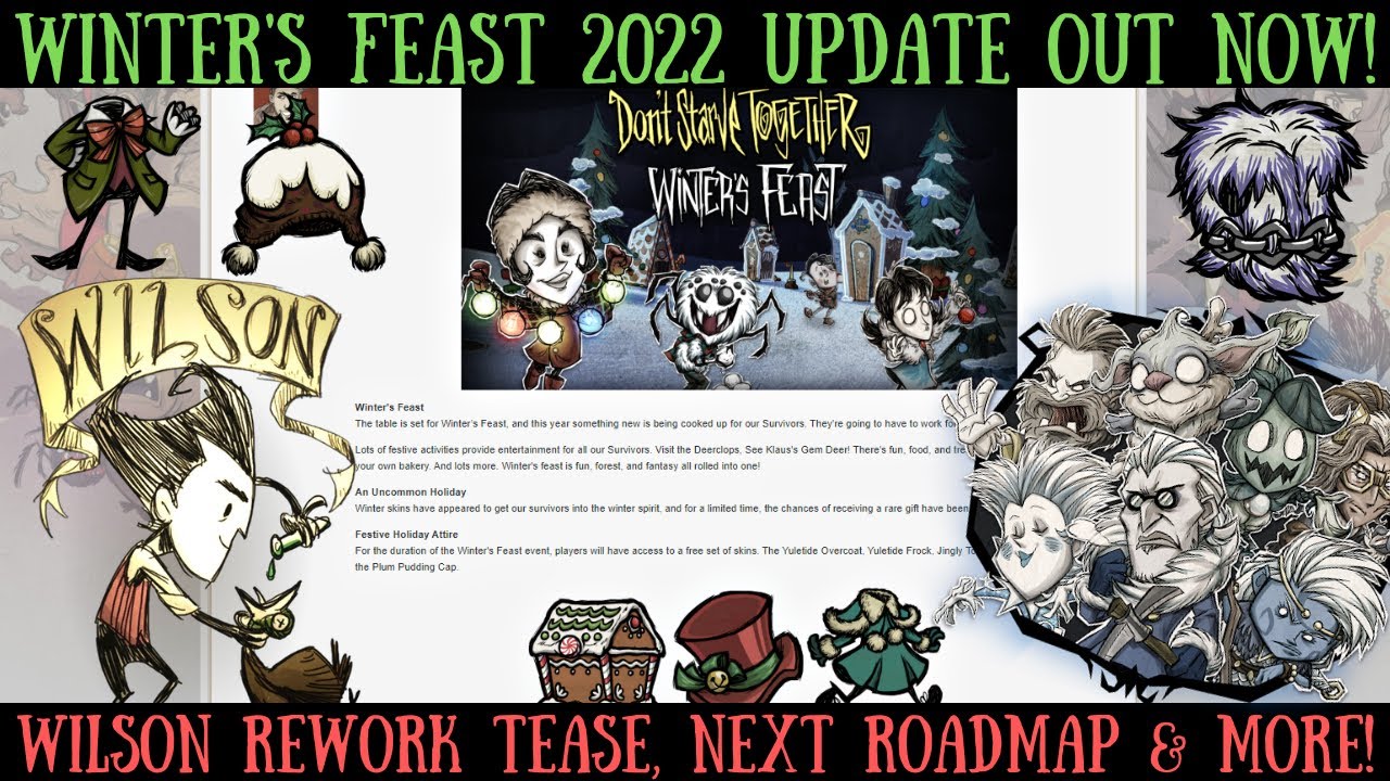 Winter's Feast 2022 Update OUT NOW! WILSON REWORK TEASE & MORE! - Don't ...