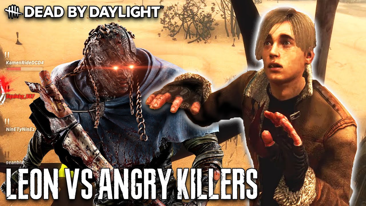 Toxic LEON RE4 Vs ANGRY KILLERS - DEAD BY DAYLIGHT PS5 Gameplay Road to ...