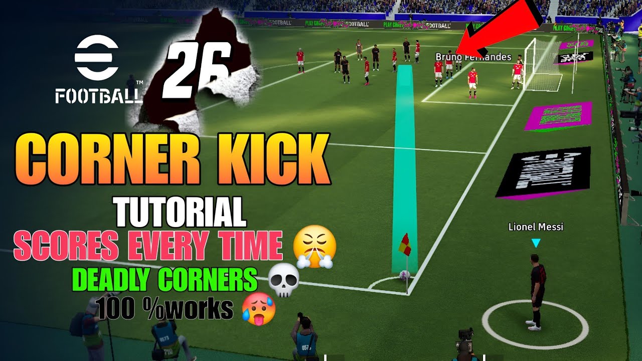 Master Corner Kicks in eFootball 26 💫 - YouTube