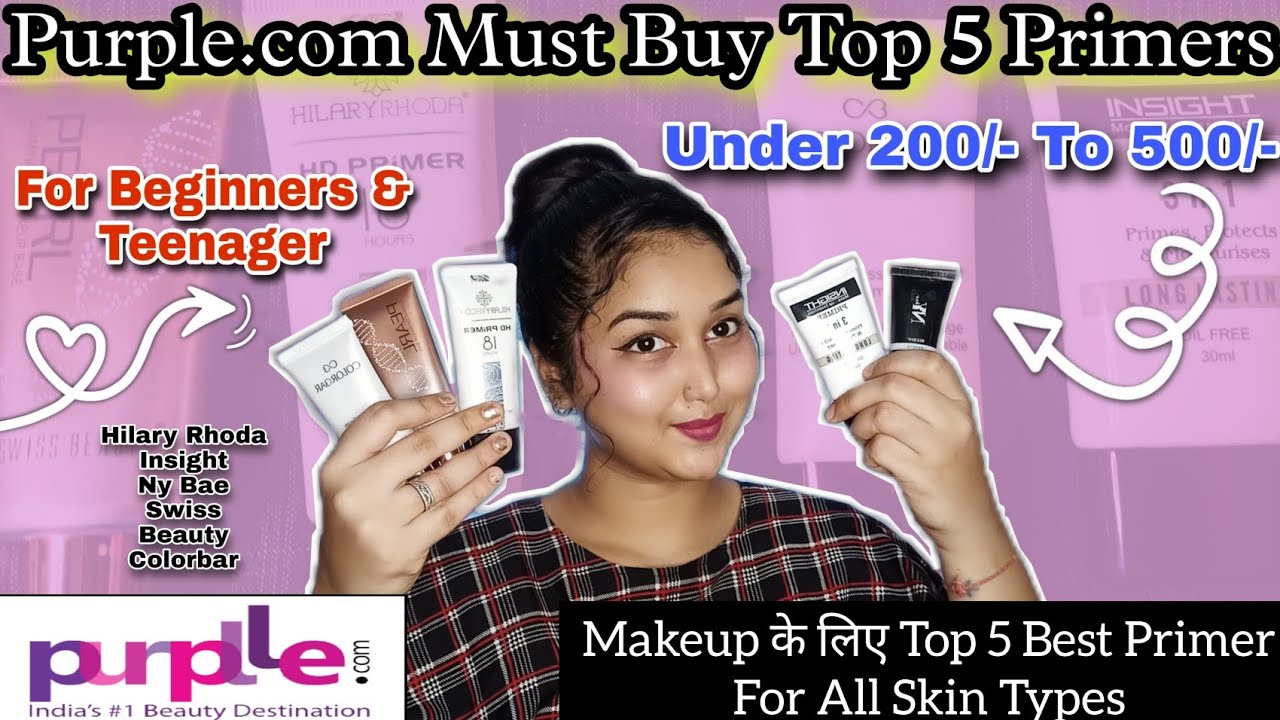 Purple.com Must Buy 5 Best Primers For Long Lasting Makeup | Primer For ...