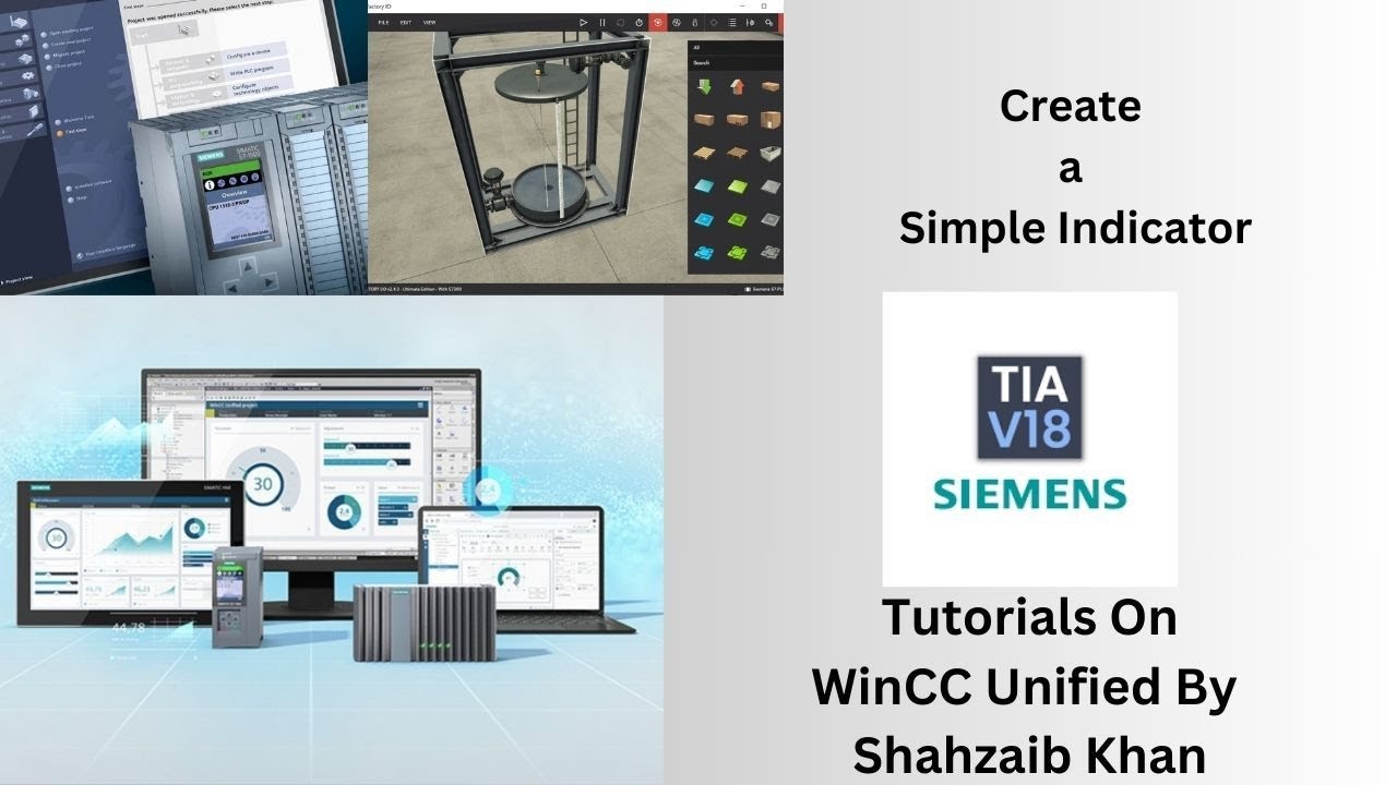 WinCC Unified - Tutorial 5 - Create a Simple Indicator - YouTube