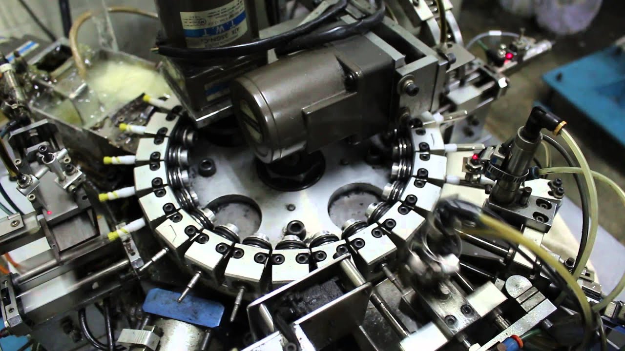 Pen-mech.co.ltd - Automatic assembly machine - YouTube