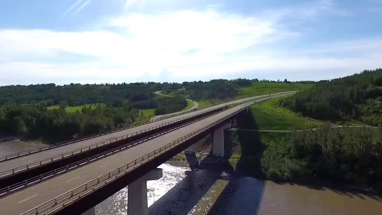 DEVON BRIDGE Drone Aerial - YouTube