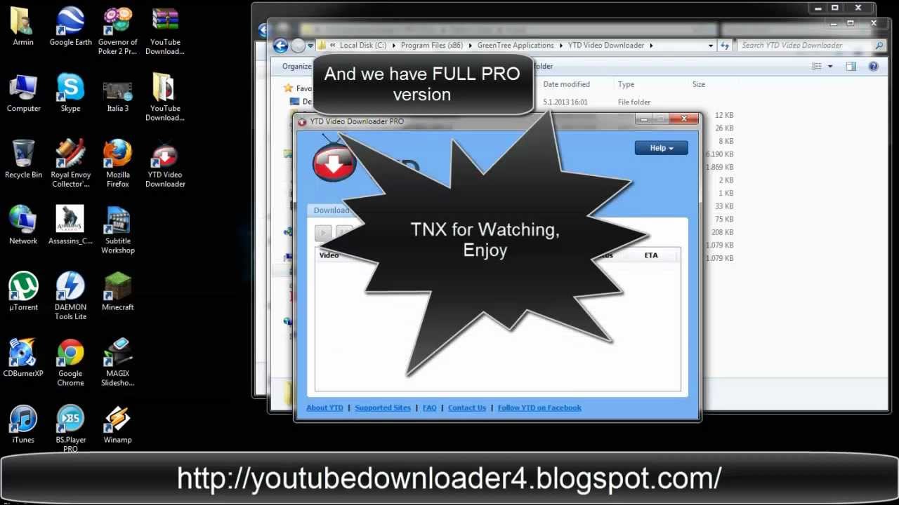 YouTube Downloader 4 FULL PRO (2013) - YouTube