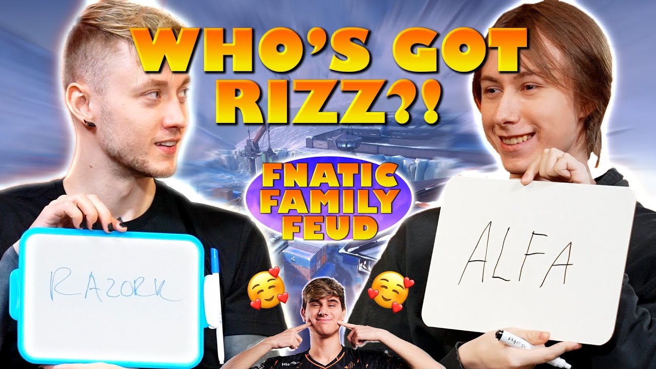 Who has the most RIZZ?! - Fnatic Family Feud Part 2 - YouTube