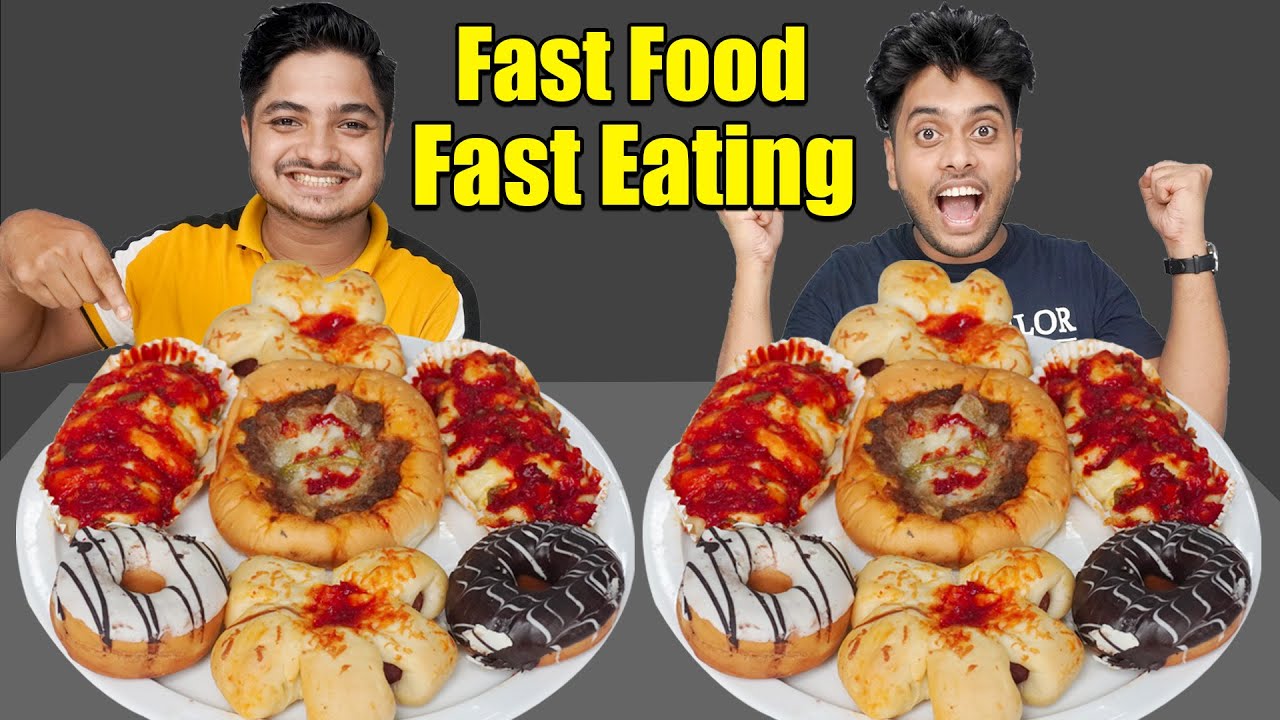 Fast Food Fast Eating Challenge || দ্রুত খাওয়ার চ্যালেঞ্জ || Friends ...