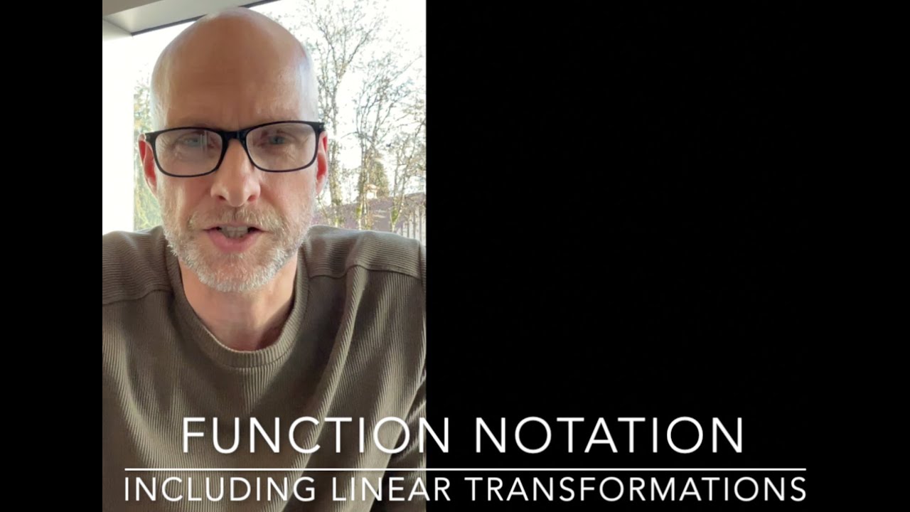 Introduction to Function Notation with Linear Transformations - YouTube