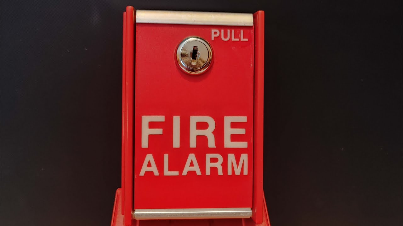 FCI MS-6 Pull Station Fire Alarm Test - YouTube