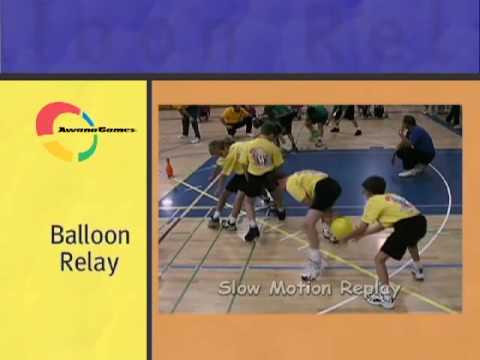 T&T Balloon Relay - YouTube