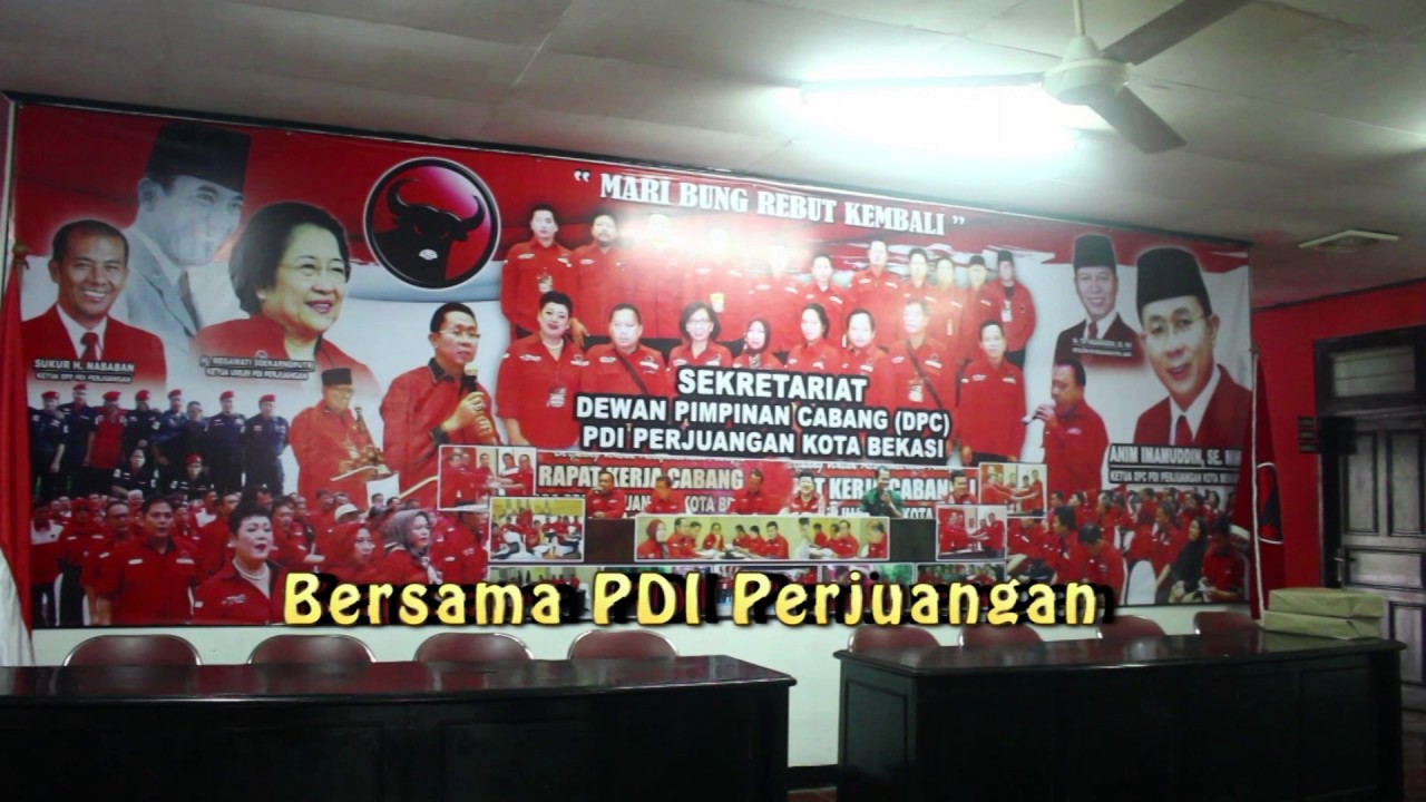 Mars PDI Perjuangan Kota Bekasi - YouTube Music