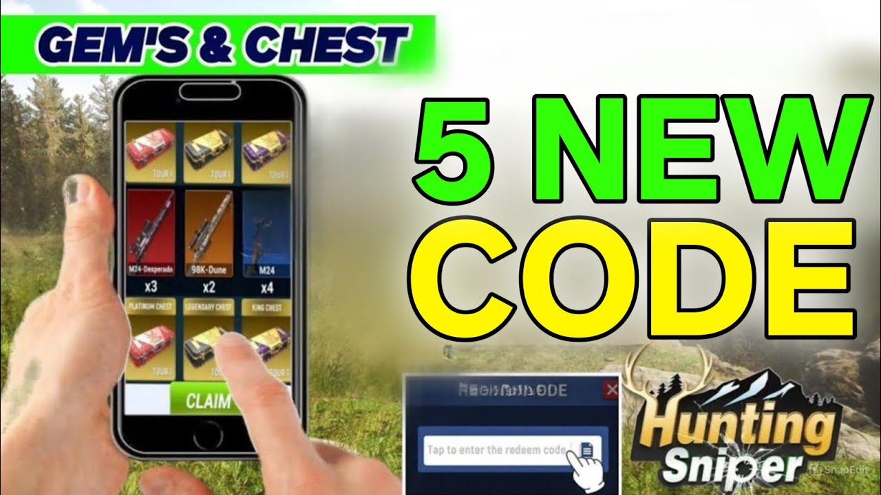 *NEWEST* HUNTING SNIPER CODES MARCH 2025💥 NEW_ HUNTING SNIPER REDEEM ...