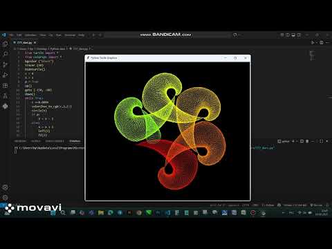 #Python dasturida grafik animatsiya yaratish