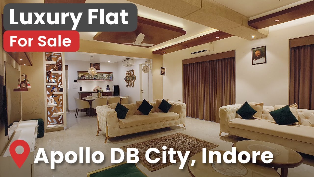 Luxury Flat for Sale (4.5 BHK) | Apollo DB City, Indore - YouTube