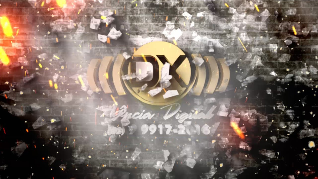 INTRO EXPLODINDO PAREDE - INTRO FOGO - Fire intro background - Element ...