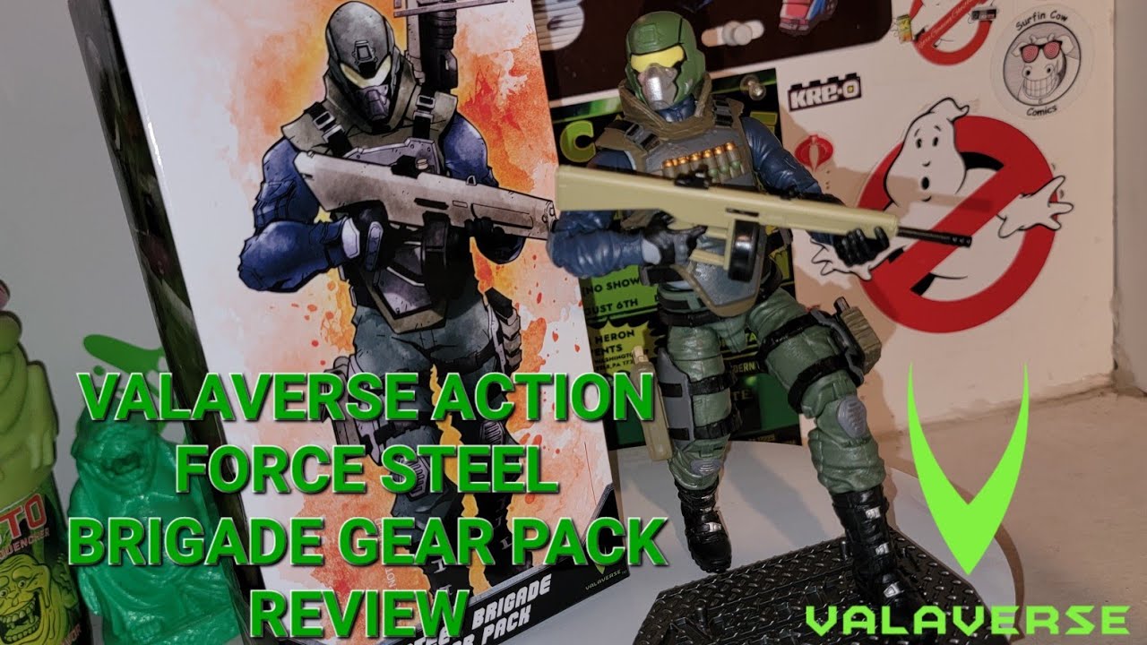 VALAVERSE ACTION FORCE STEEL BRIGADE WEAPONS PACK REVIEW - YouTube