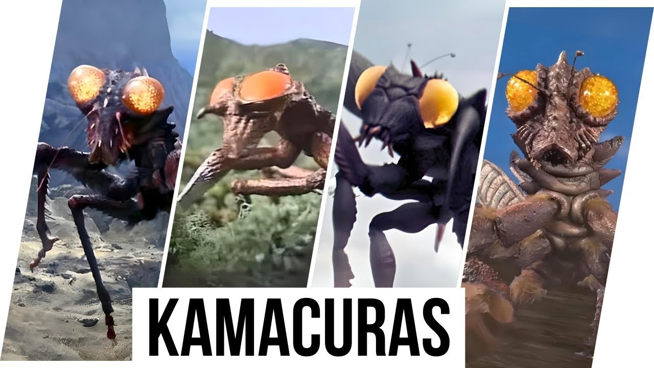 Kamacuras Evolution / Godzilla's Enemy in Movies & TV Shows - YouTube