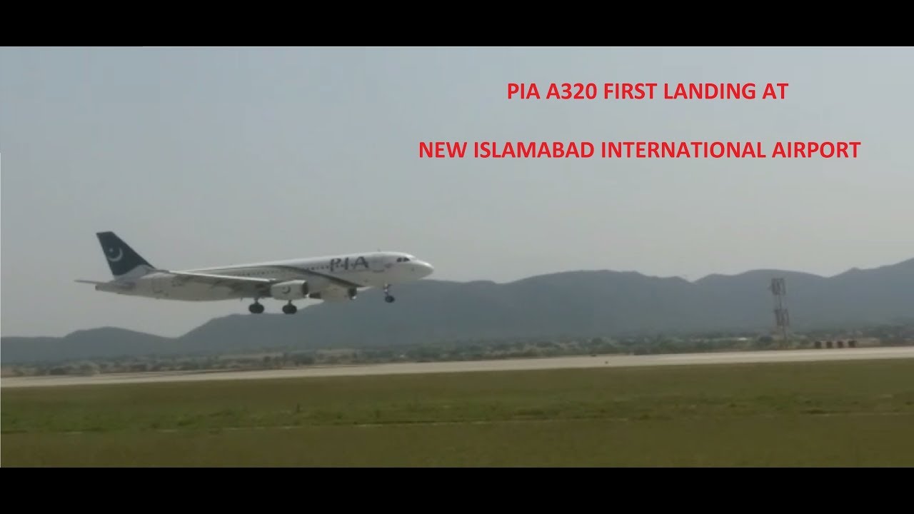 Historic first successful A320 PIA Commercial flight landing at New ...