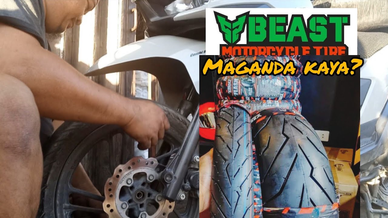 Beast tires | Para sa Honda Click 125 V3 | Unang plait Ng Gulong # ...