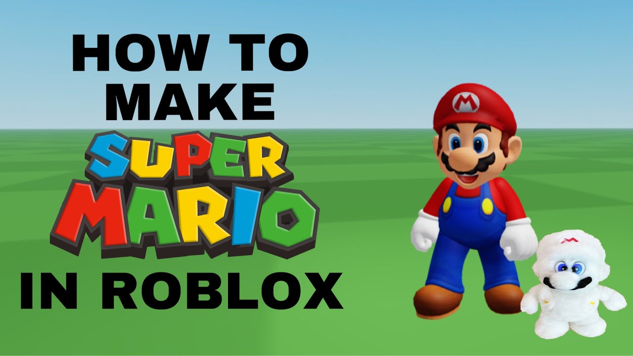 How to make a Mario avatar on Roblox *tutorial* - YouTube