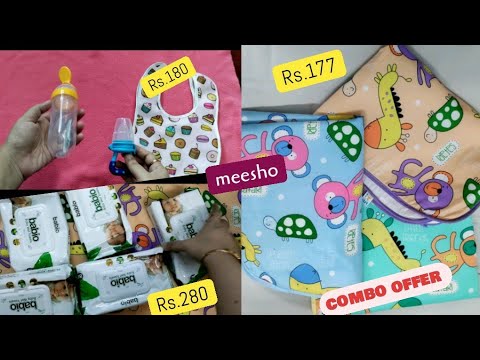 meesho| Daily use baby products || combo offer/- || must buy products ...