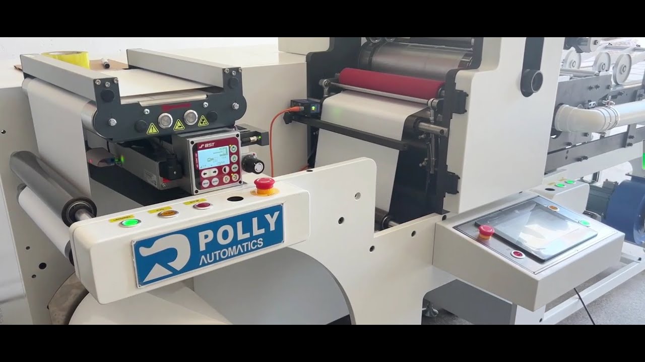 D370IML IML cutting machine is ready to export to Euro from Polly ...