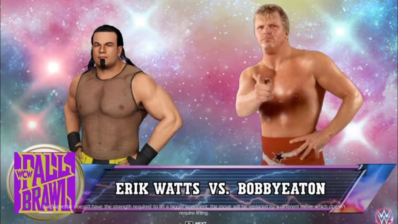 WCW Fall Brawl 1993 (Match 1) Erik Watts vs Bobby Eaton - YouTube