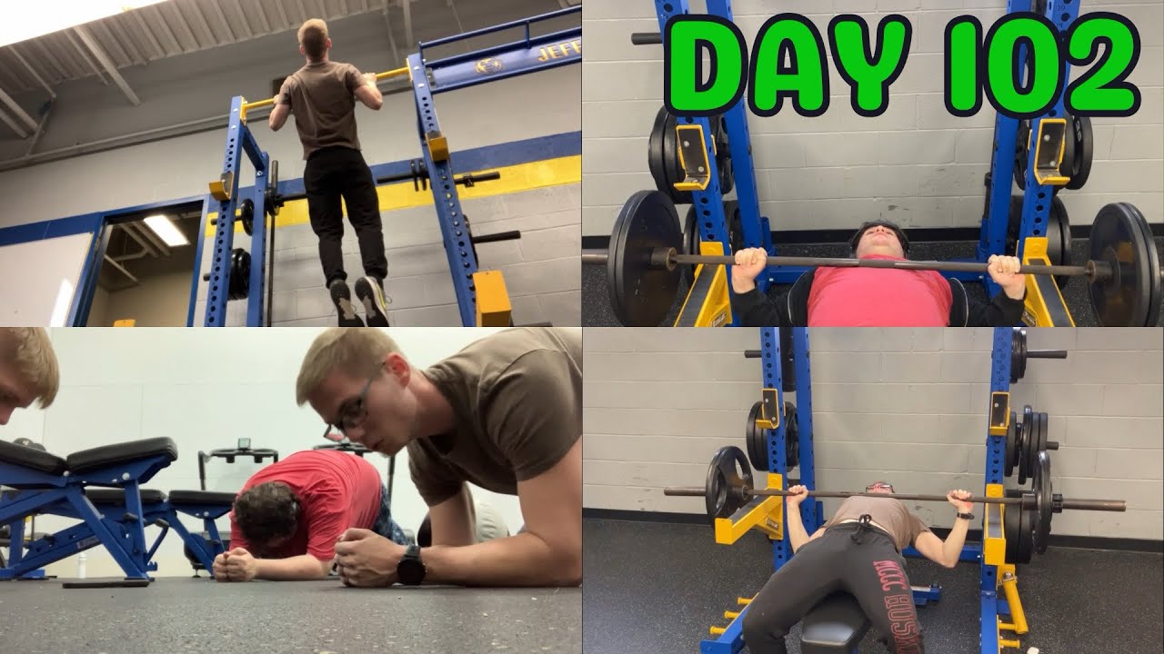 Pullups Every Day (Day 102) - Rec center lift with @spinnard7608 and ...