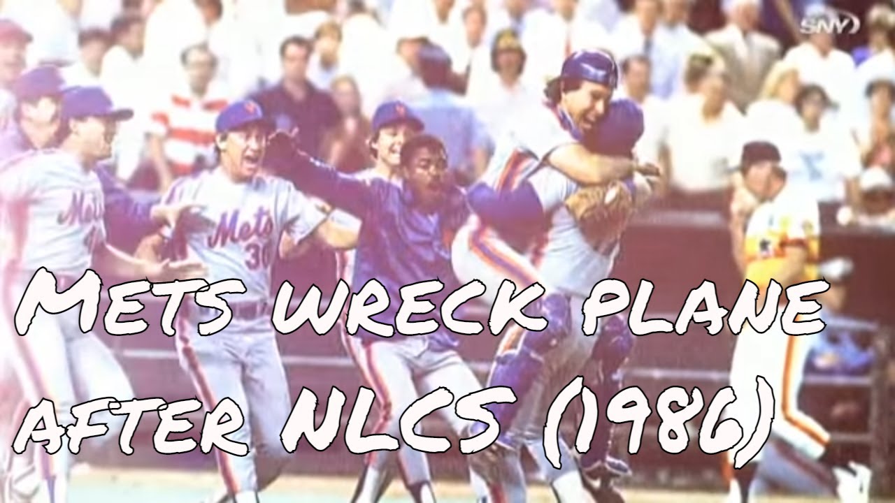 1986 Mets party wrecks plane after NLCS series win vs Astros | Oh Yeah ...
