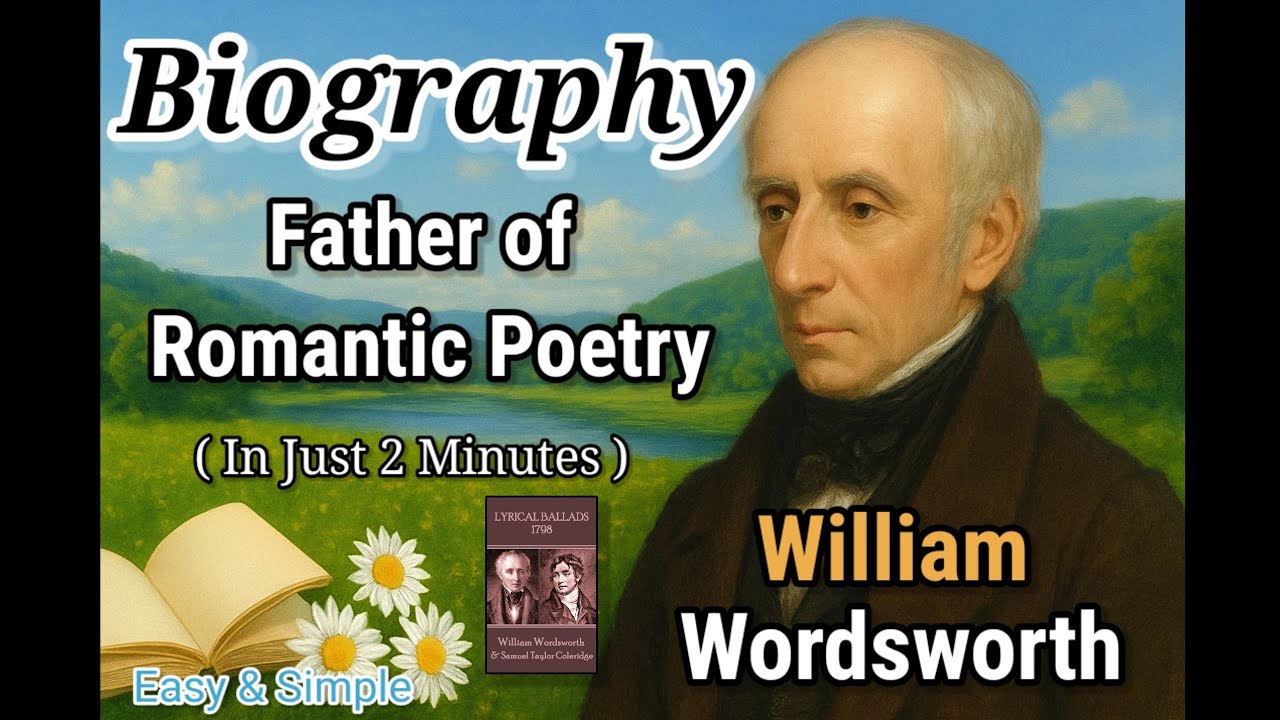 William Wordsworth – Father of Romantic Poetry | English Literature ...